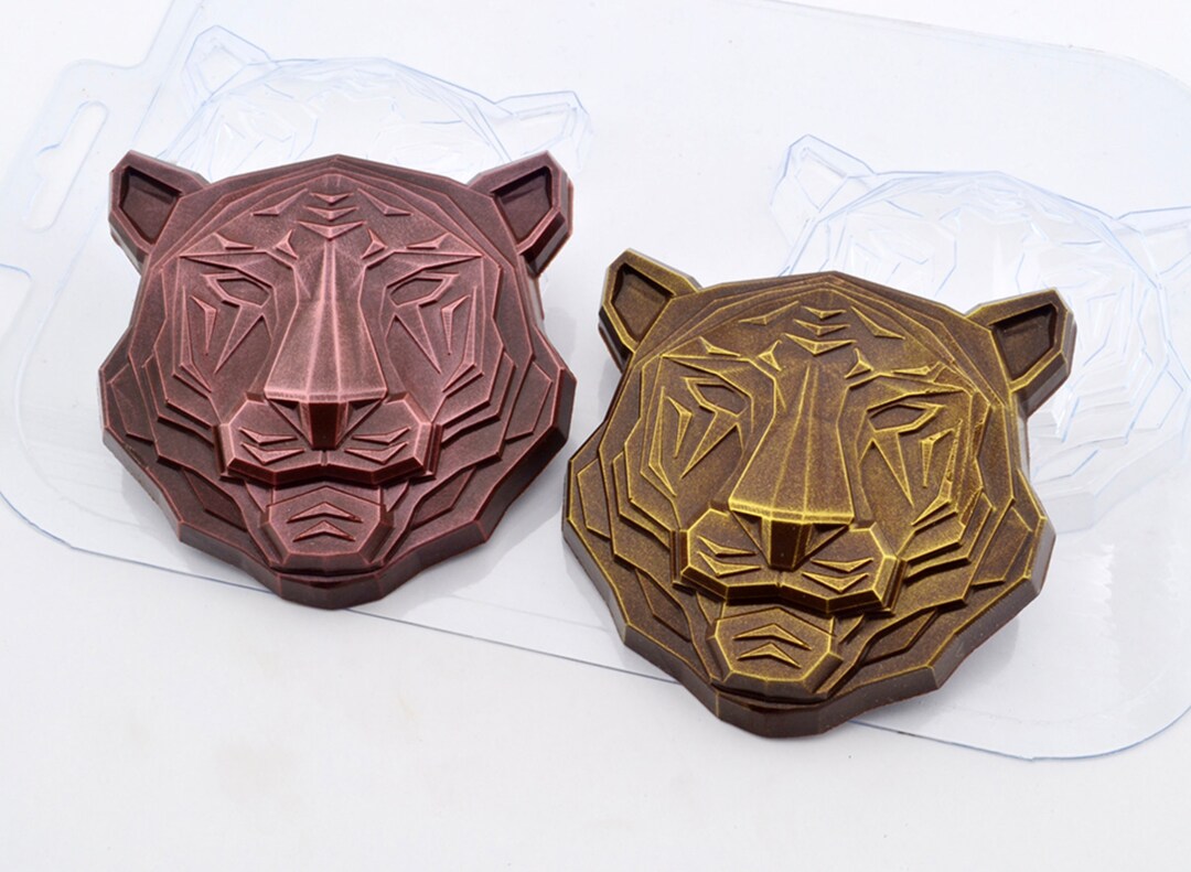 TIGER DUO MOLD, Chocolate Mold, Candy Mold, Tiger Cake Decoration ...