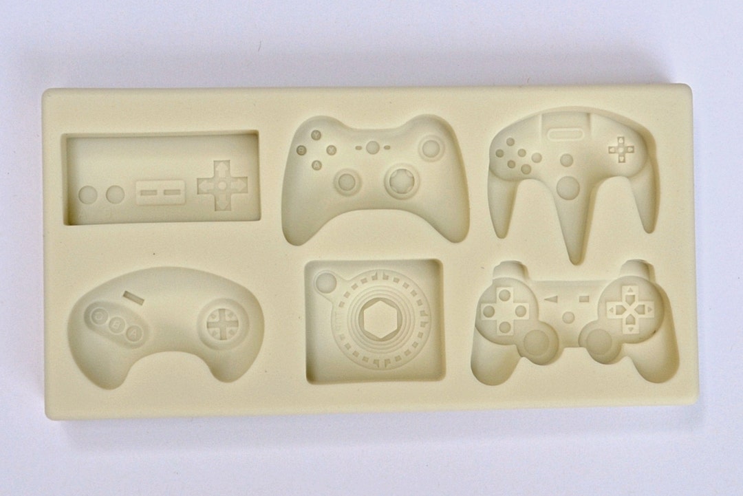 GAME CONTROLLER MOLD, Silicone Fondant Mold, Gamepad Mold, Chocolate ...