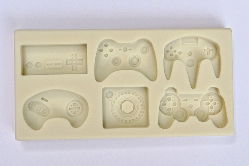 GAME CONTROLLER MOLD, Silicone Fondant Mold, Gamepad Mold, Chocolate ...