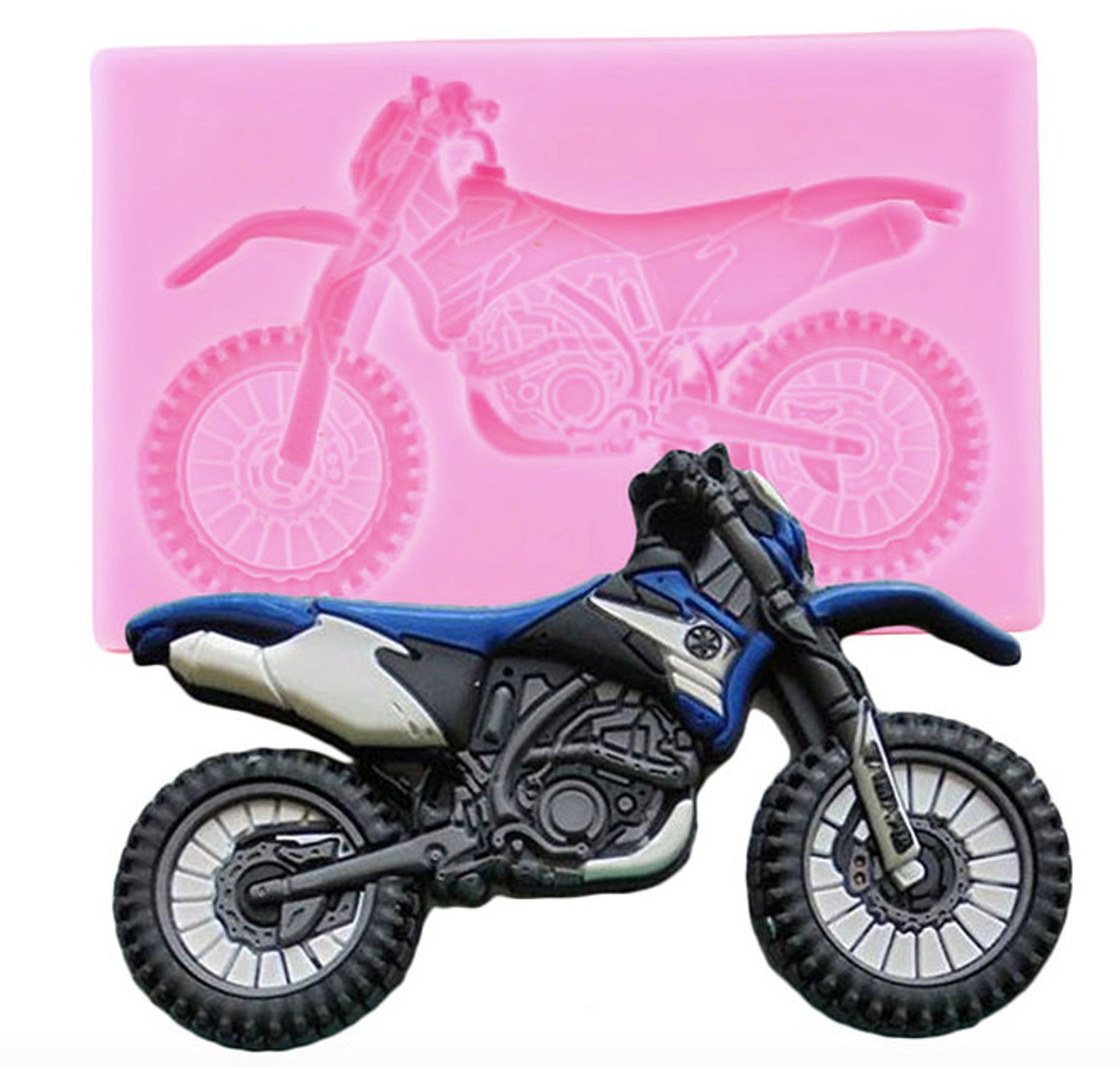 MOTORCYCLE MOLD Silicone Fondant Mold Bike Mold Boys Cake - Etsy