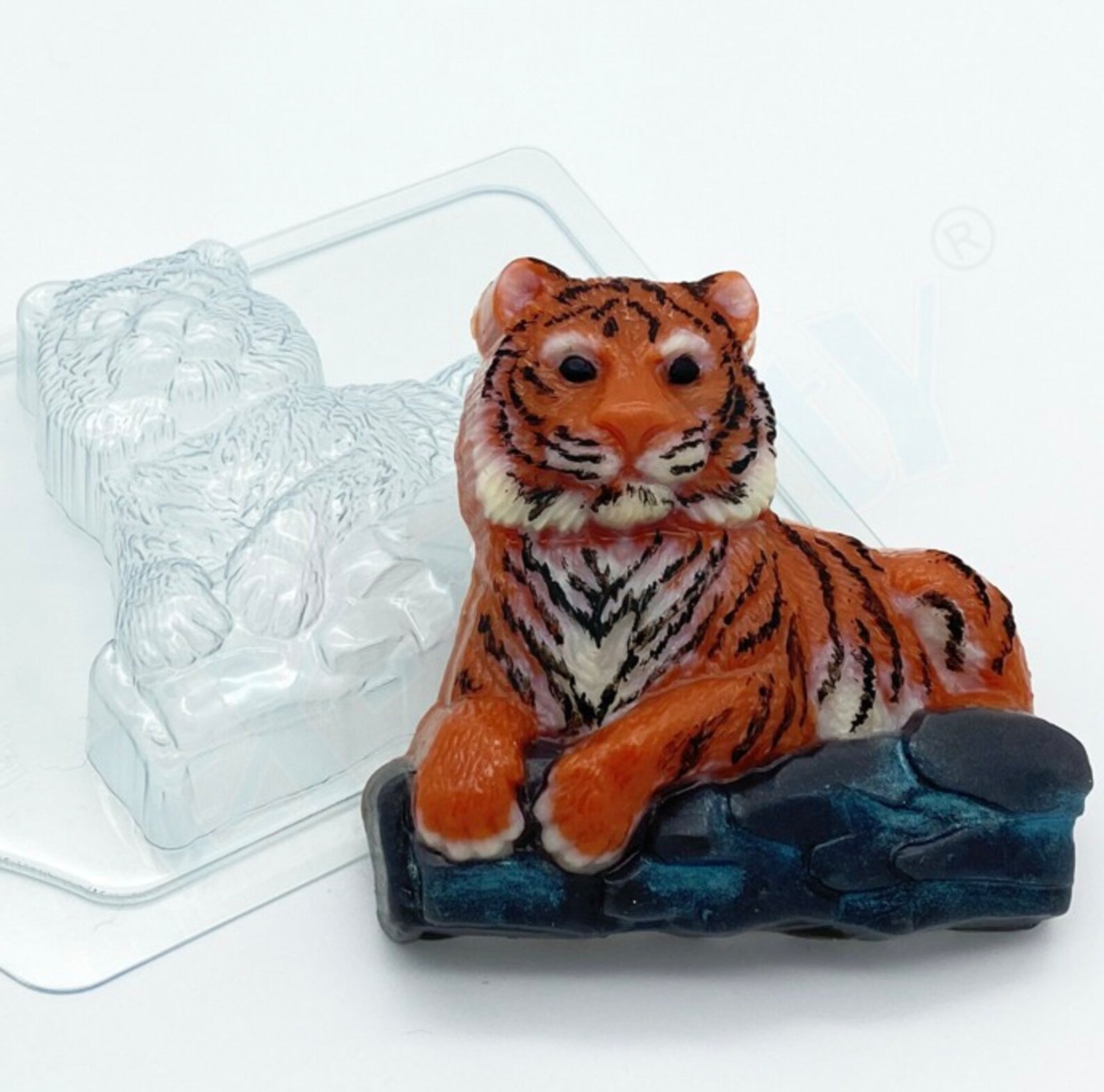 TIGER MOLD, Soap Mold, Bath Bomb Mold, Chocolate Mold, Candle Wax Mold ...