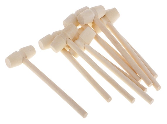 WOODEN MALLET HAMMER Set of 10 Small Size / 5.5 Inches | Etsy