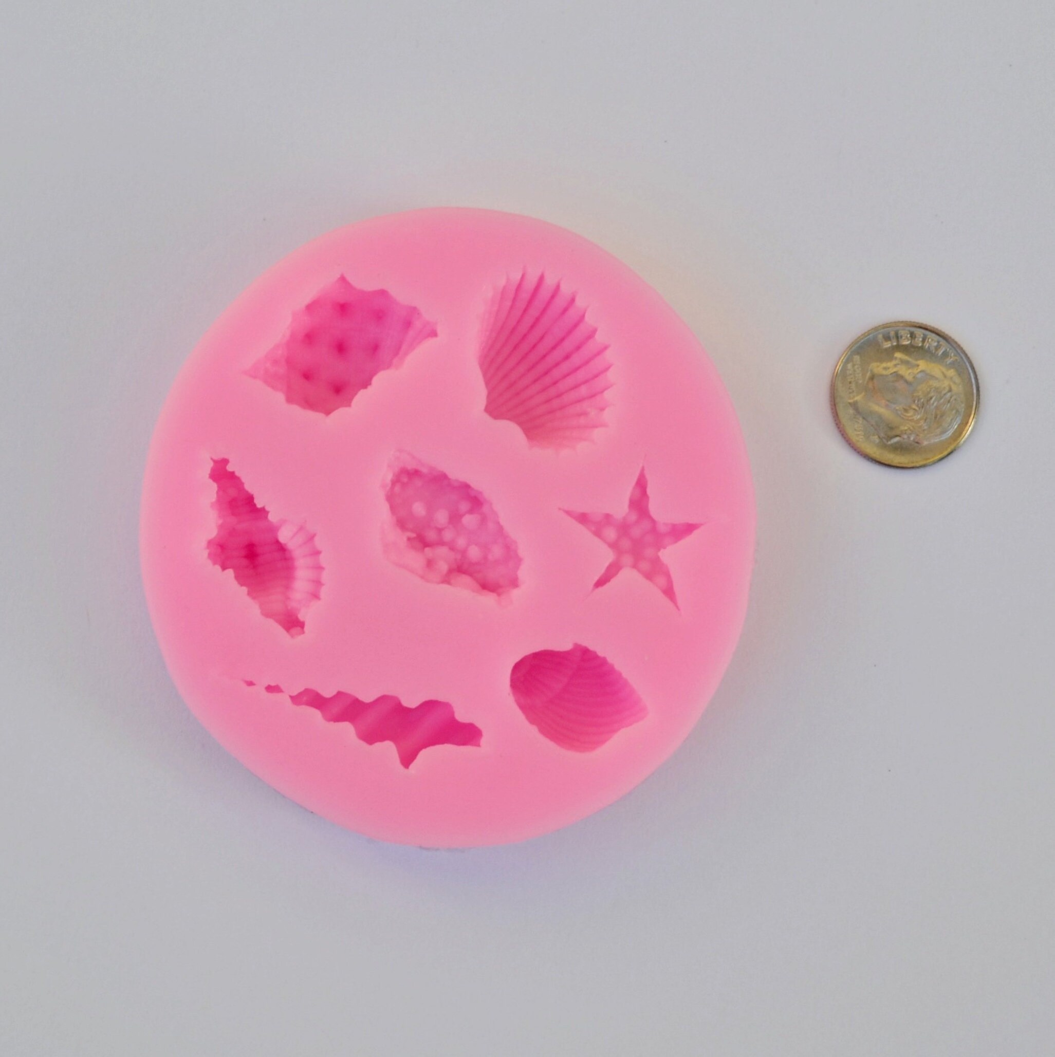 SEA SHELLS MOLD Beach Themed Mold Under the Sea Mold Mini - Etsy