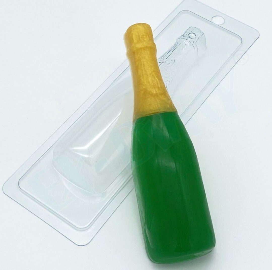 CHAMPAGNE BOTTLE MOLD (long), Chocolate Mold, Cake Decoration Mold ...