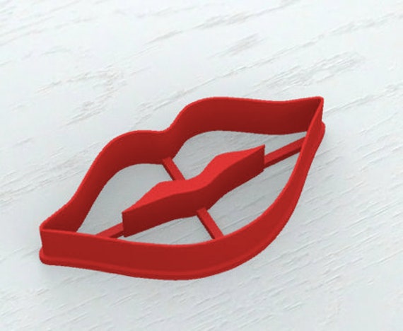 LIPS COOKIE CUTTER Fondant Cutter Plastic Cookie Cutter | Etsy