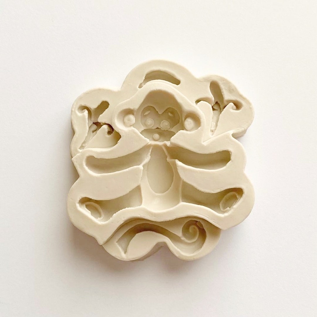 MONKEY MOLD, Zoo Animals Fondant Mold, Chocolate Mold, Baby Shower Cake ...