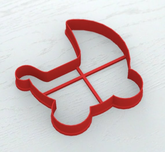STROLLER COOKIE CUTTER Baby Shower Fondant Cutter Baby Theme - Etsy