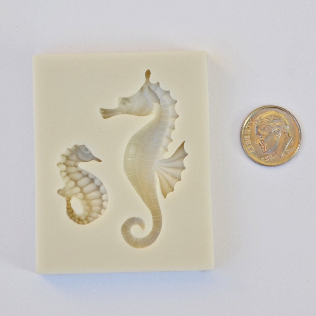 SEAHORSE MOLD, Beach Themed Mold, Mini Under the Sea Mold, Ocean ...