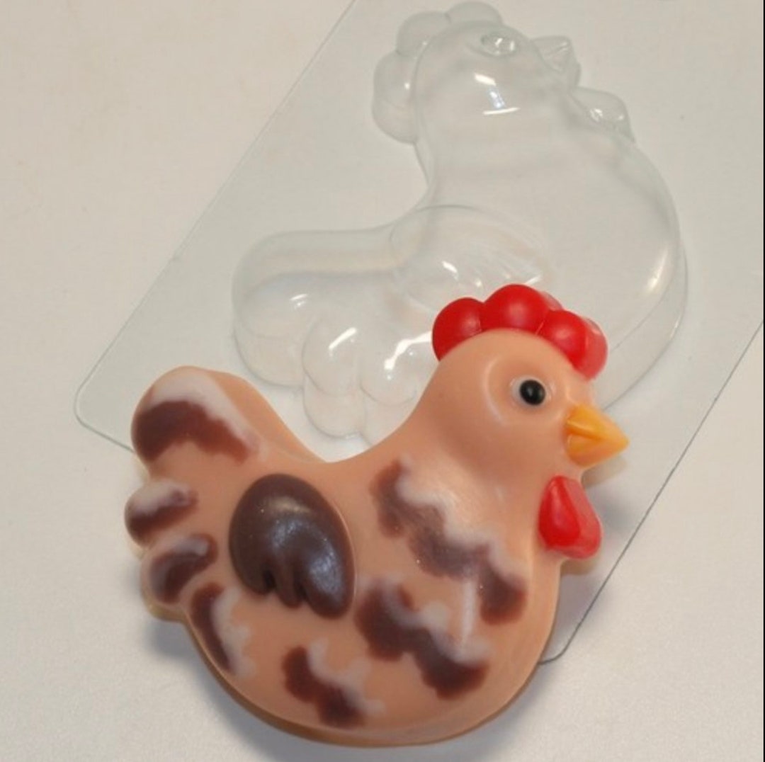 CHICKEN MOLD, Soap Mold, Bath Bomb Mold, Chocolate Mold, Fondant Mold ...