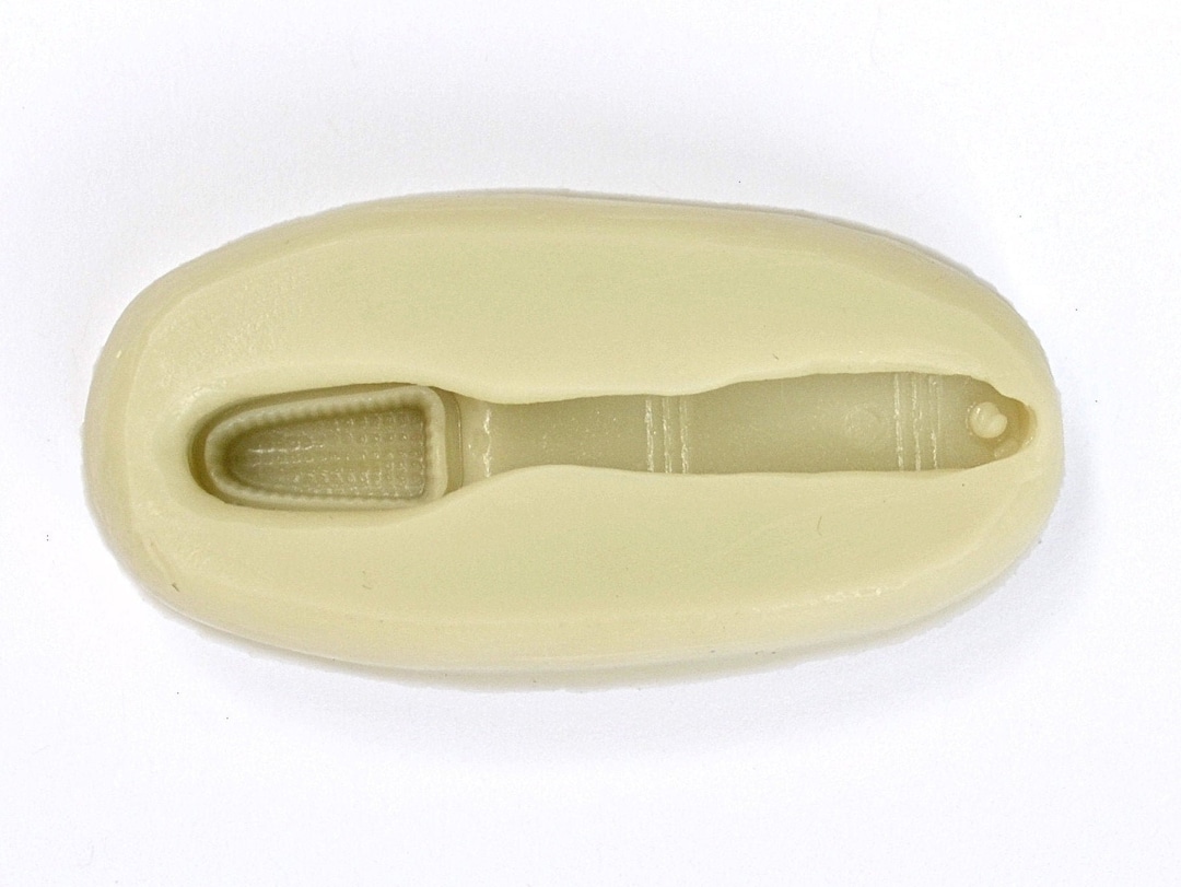TOOTHBRUSH MOLD, Silicone Fondant Mold, Dentist Theme Chocolate Mold ...