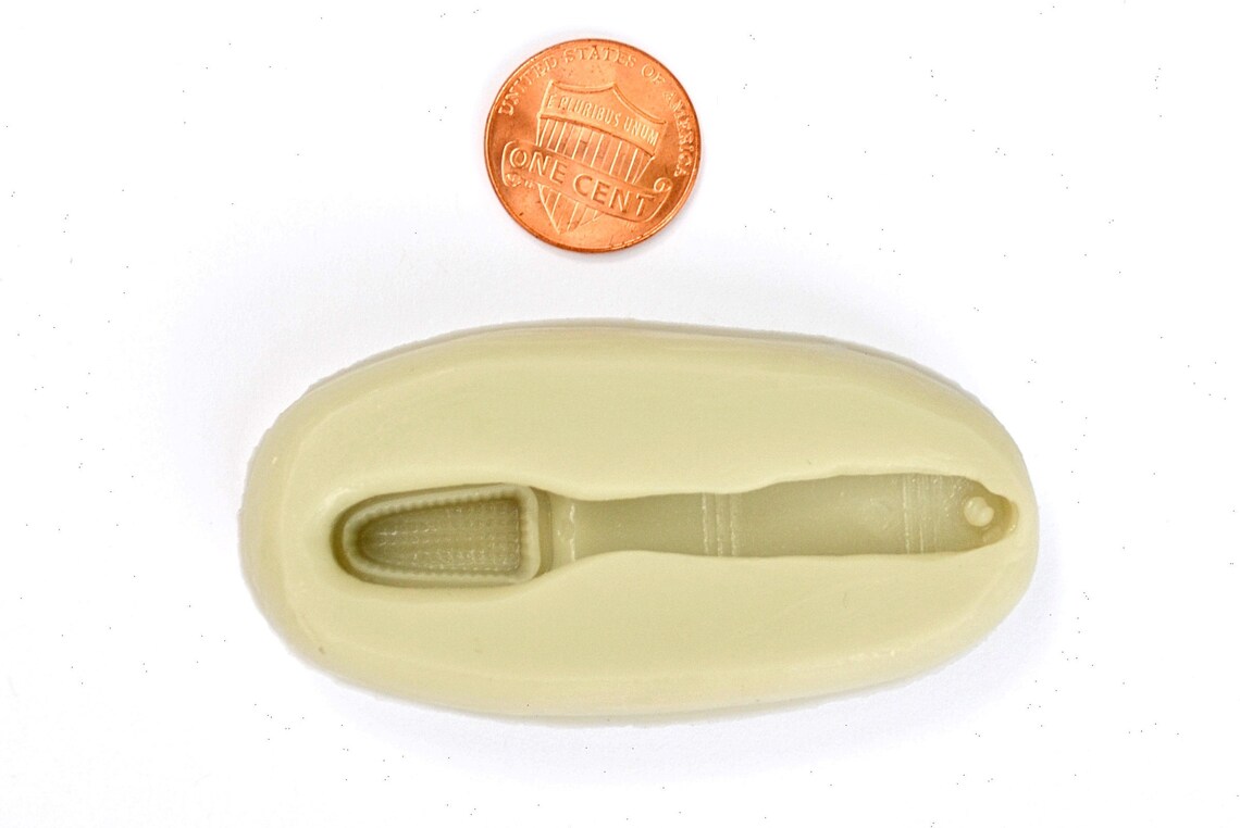 TOOTHBRUSH MOLD Silicone Fondant Mold Dentist Theme - Etsy