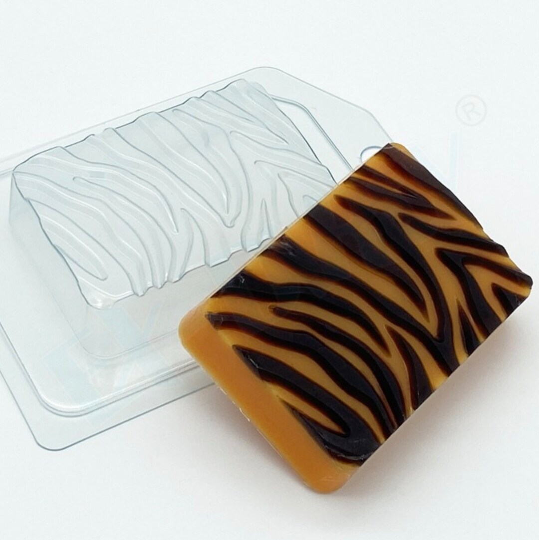 TIGER PATTERN MOLD, Soap Mold, Candle Wax Mold, Bath Bomb Mold ...
