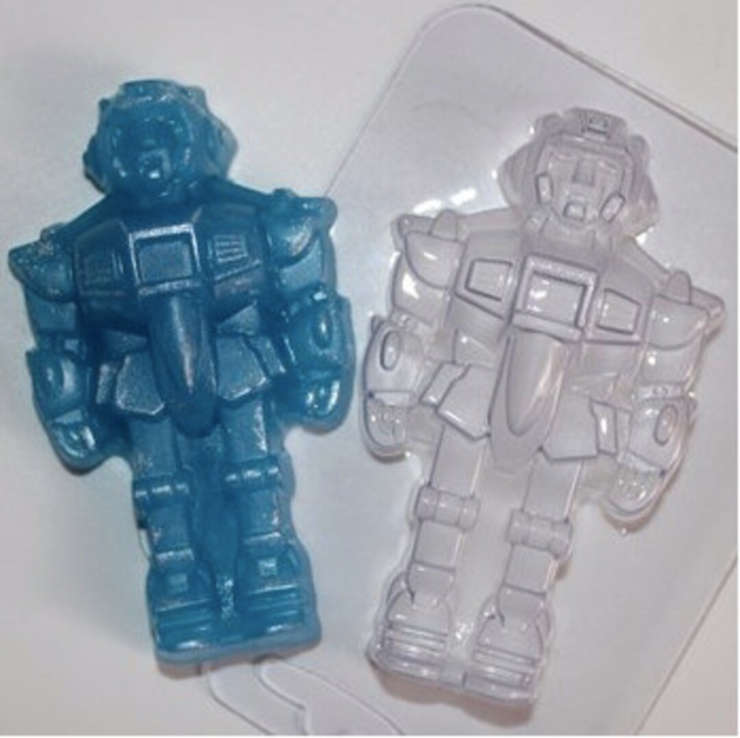 ROBOT MOLD, Soap Mold, Bath Bomb Mold, Chocolate Mold, Kids Mold, Molds ...
