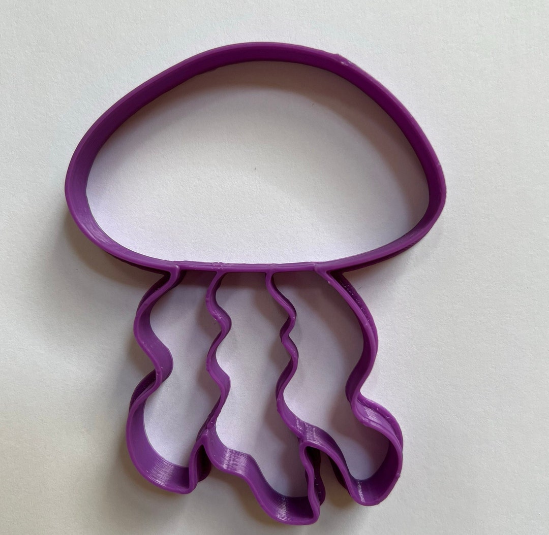 JELLYFISH COOKIE CUTTER, Ocean Cake Decoration, Sea Theme Fondant ...