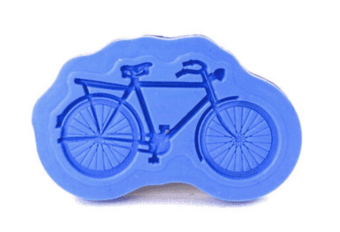 BICYCLE MOLD, Silicone Epoxy Resin Mold, Polymer Clay Mold, Jewelry ...
