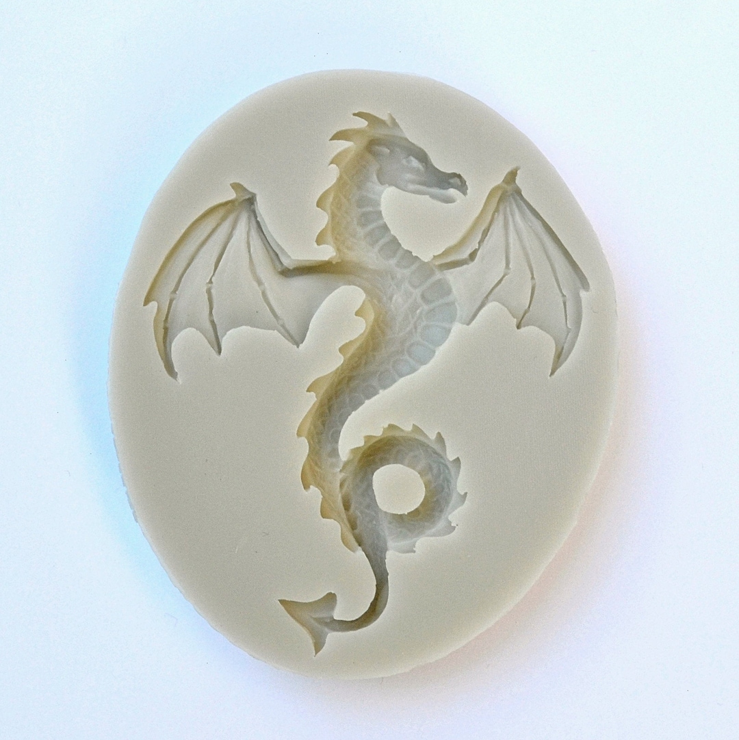 DRAGON MOLD, Fondant Mold, Dragon Theme Cake Decorations, Chocolate ...