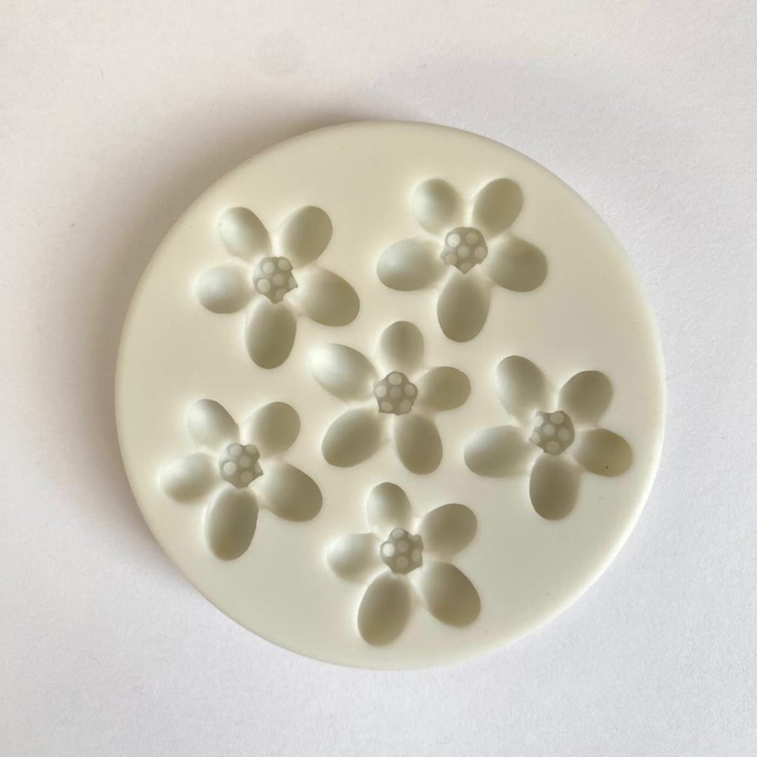 FLOWERS MOLD, Fondant Mold, Cake Decoration, Floral Design, Treats ...