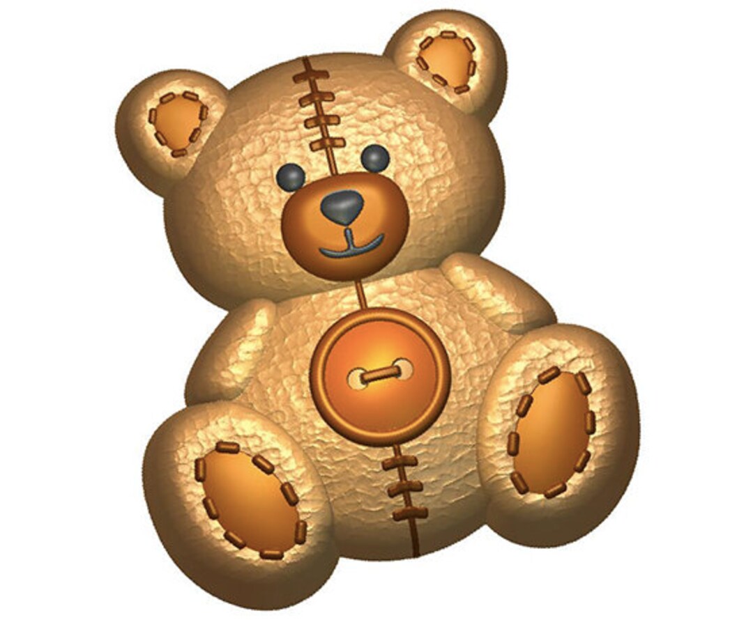 TEDDY BEAR MOLD, Soap Mold, Bath Bomb Mold, Plastic Mold, Chocolate ...