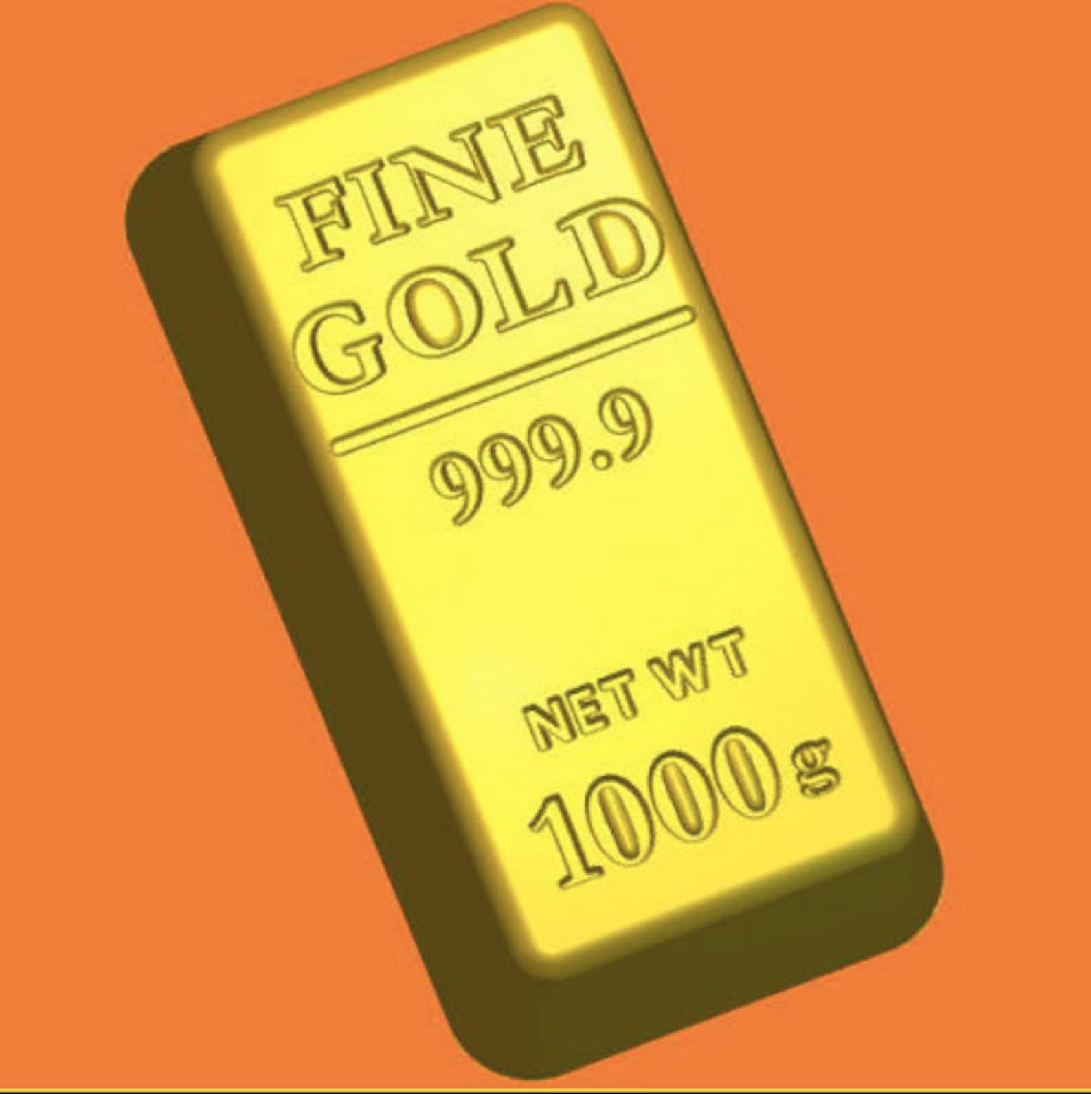 GOLD BAR MOLD, Fine Gold Mold, Soap Mold, Bath Bomb Mold, Chocolate ...