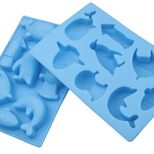NAUTICAL VARIETY MOLD - Fish, Penguin, Dolphin, Whale, Shark Silicone ...