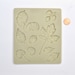 LARGE LEAVES MOLD, Leaf Shaped Fondant Mold, 10 Cavity Mold, Woodland ...