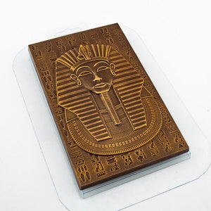 PHARAOH CHOCOLATE MOLD, Egyptian Theme Chocolate Bar Mold, Pyramids ...