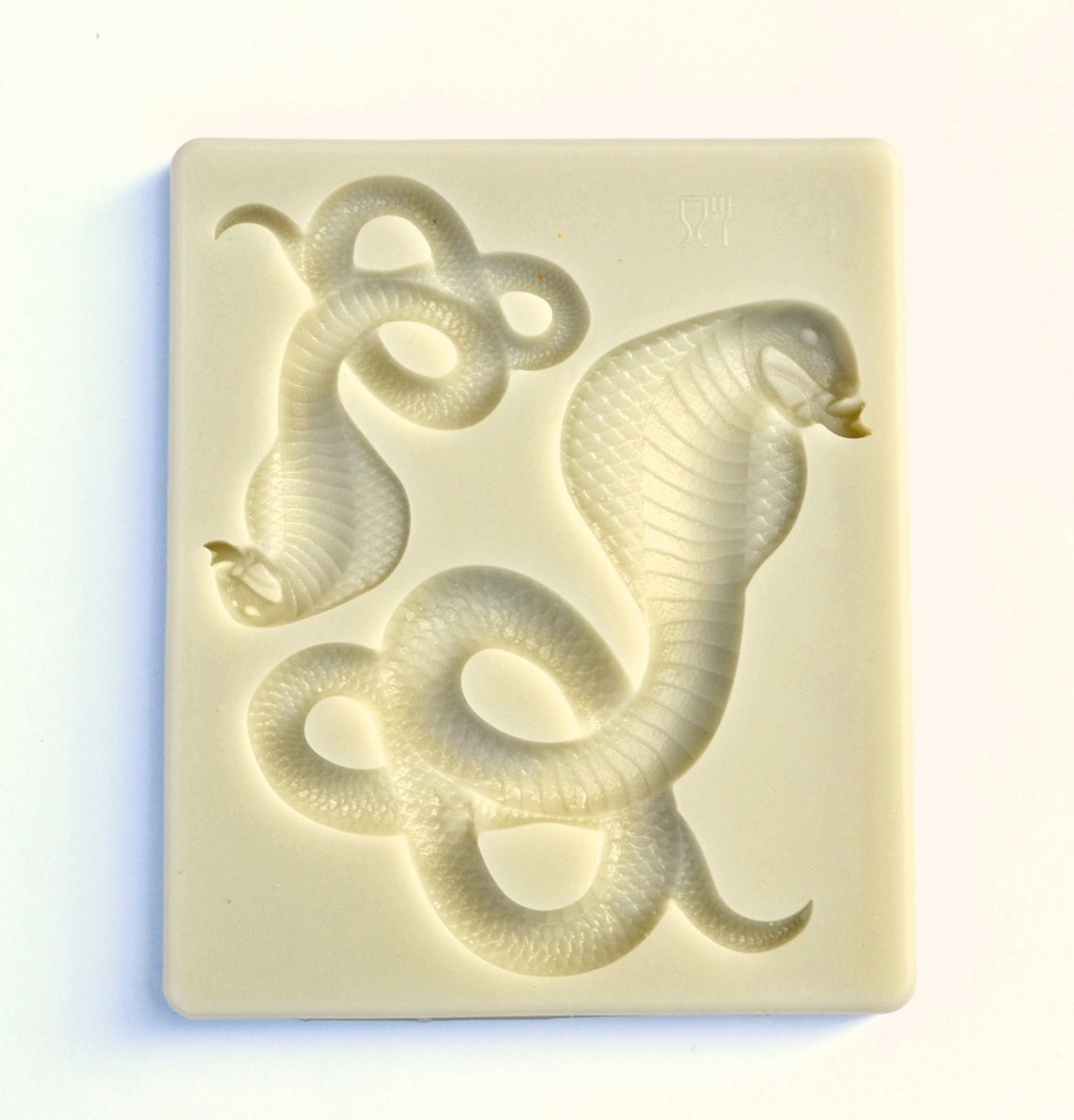 LARGE SNAKE MOLD Highly Detailed Cobra Snakes Fondant Mold - Etsy