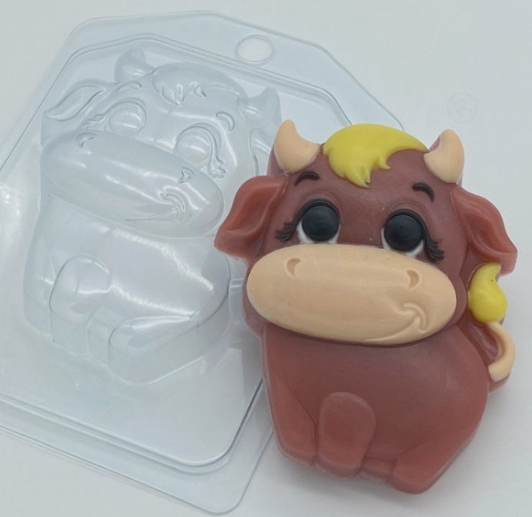 COW MOLD, Soap Mold, Farm Animals Mold, Bath Bomb Mold, Chocolate Mold ...