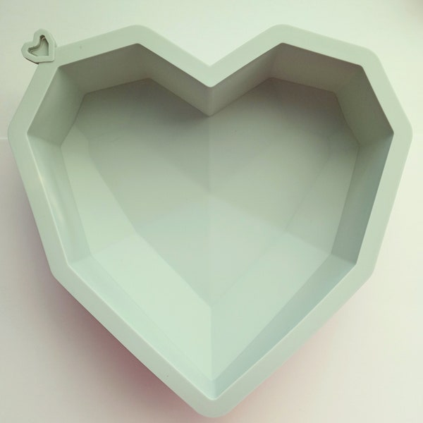 Silicone Geometric Heart Molds - Etsy