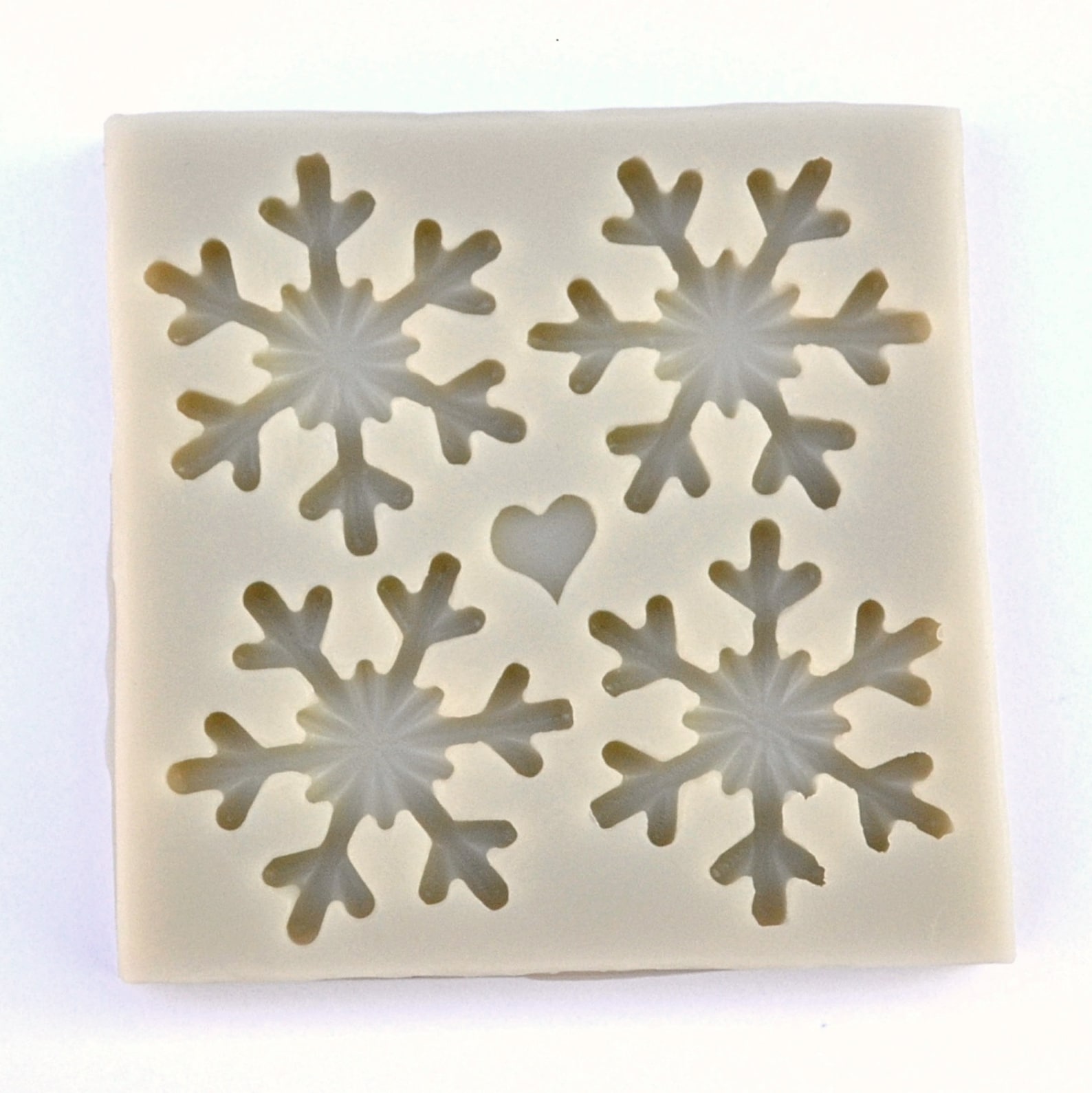 SNOWFLAKE MOLD SET, Fondant Mold, Winter Holiday Chocolate Mold ...