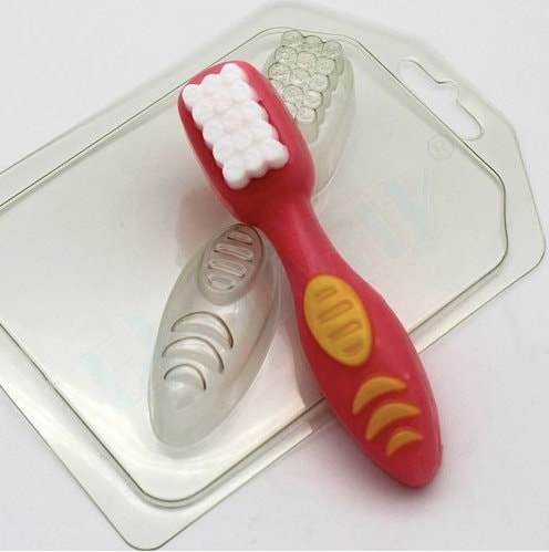 TOOTHBRUSH MOLD Dental Soap Mold Plastic Bath Bomb Mold - Etsy