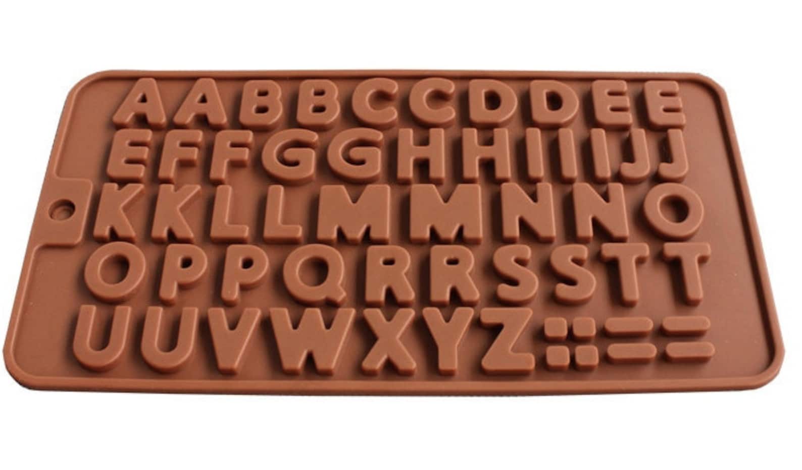 ALPHABET MOLD, Letters Mold, Chocolate Mold, Candy Mold, Cake ...