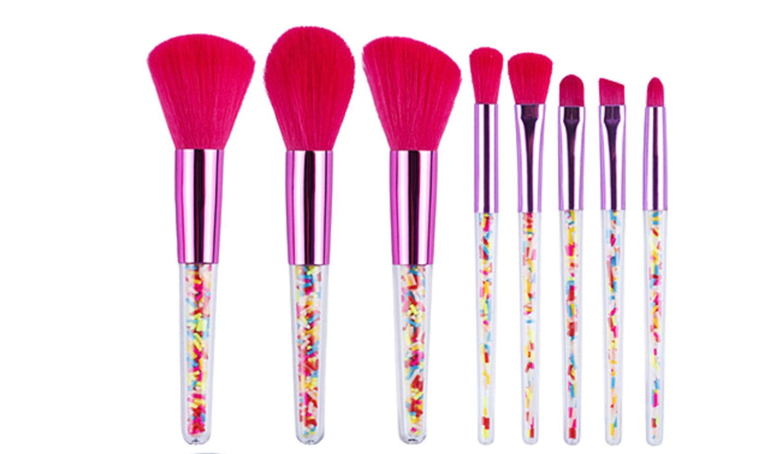 DUSTING BRUSH SET (8 Pcs), Brushes for Luster Dust, Edible Glitter ...