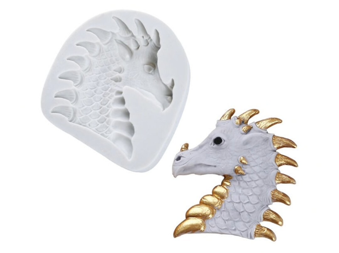 DRAGON MOLD, Dragon Head Mold, Fondant Mold, Dragon Theme Cake ...