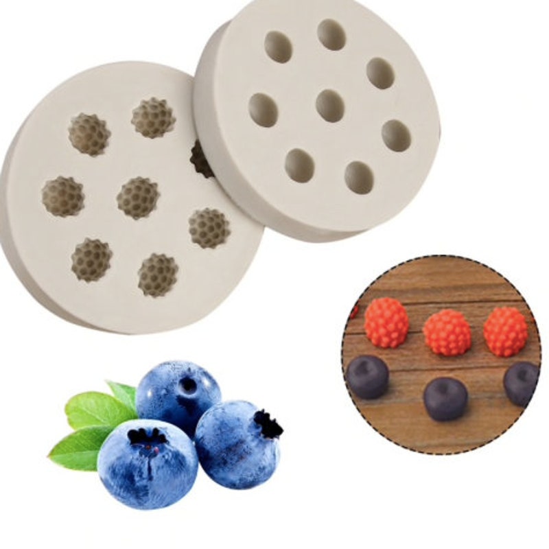 3d Blueberry Silicone Mold - Etsy