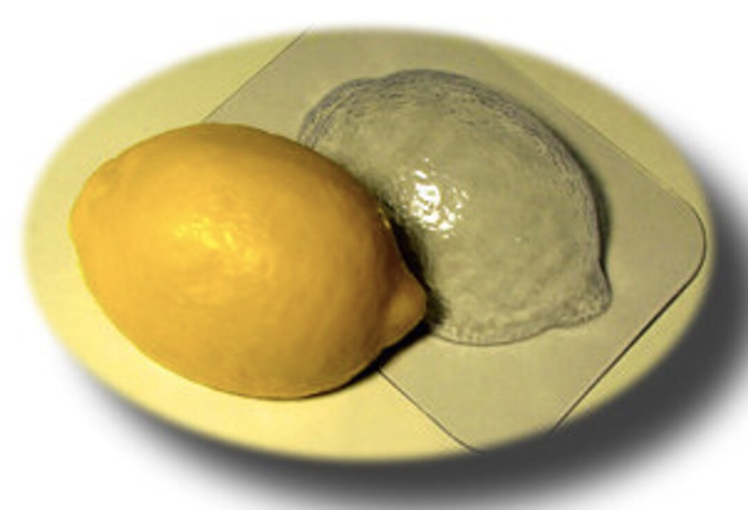 LEMON MOLD Soap Mold Bath Bomb Mold Chocolate Mold Summer - Etsy