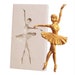 BALLERINA MOLD, Highly Detailed Ballet Theme Silicone Mold, Resin Mold ...
