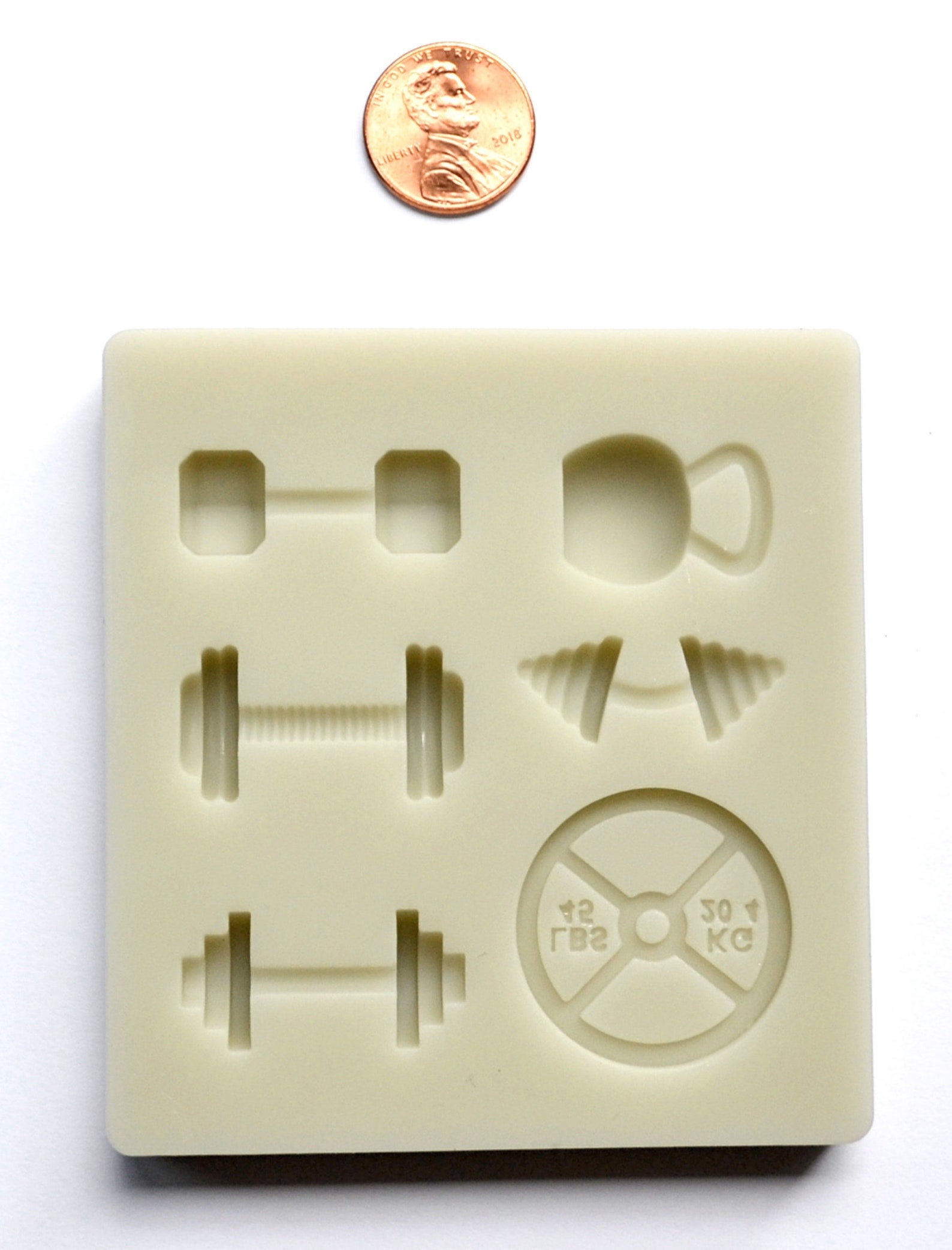 WEIGHTS VARIETY MOLD, Silicone Fondant Mold, Cupcake Decorating ...