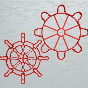 Ship's Wheel COOKIE CUTTER, Fondant Cutter, Nautical Theme Cake ...