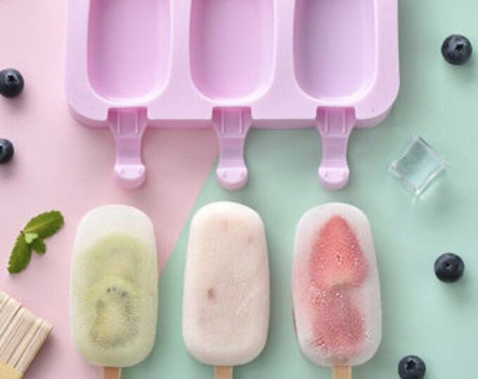 CAKESICLE MOLD (3 Cavity), Popsicle Mold, Baking Mold, Dessert Mold ...