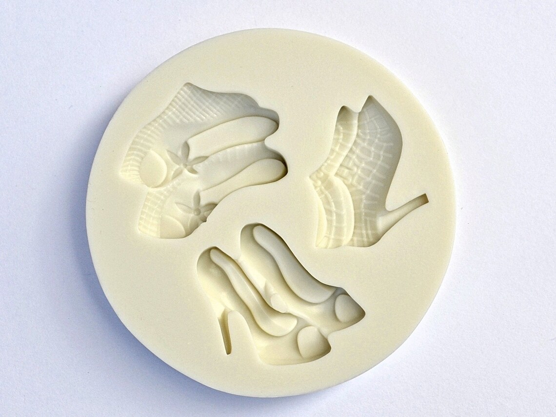 HIGH HEELS MOLD Silicone Fondant Mold Fashion Shoes Mold | Etsy