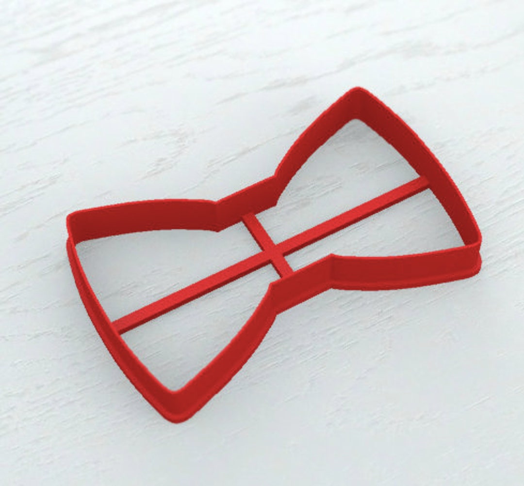 Bow Tie COOKIE CUTTER, Fondant Cutter, Father's Day Cake Decoration ...