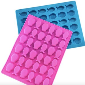 FISH VARIETY MOLD - 36 Cavity Silicone Candy Mold, Gummies Mold, Resin ...