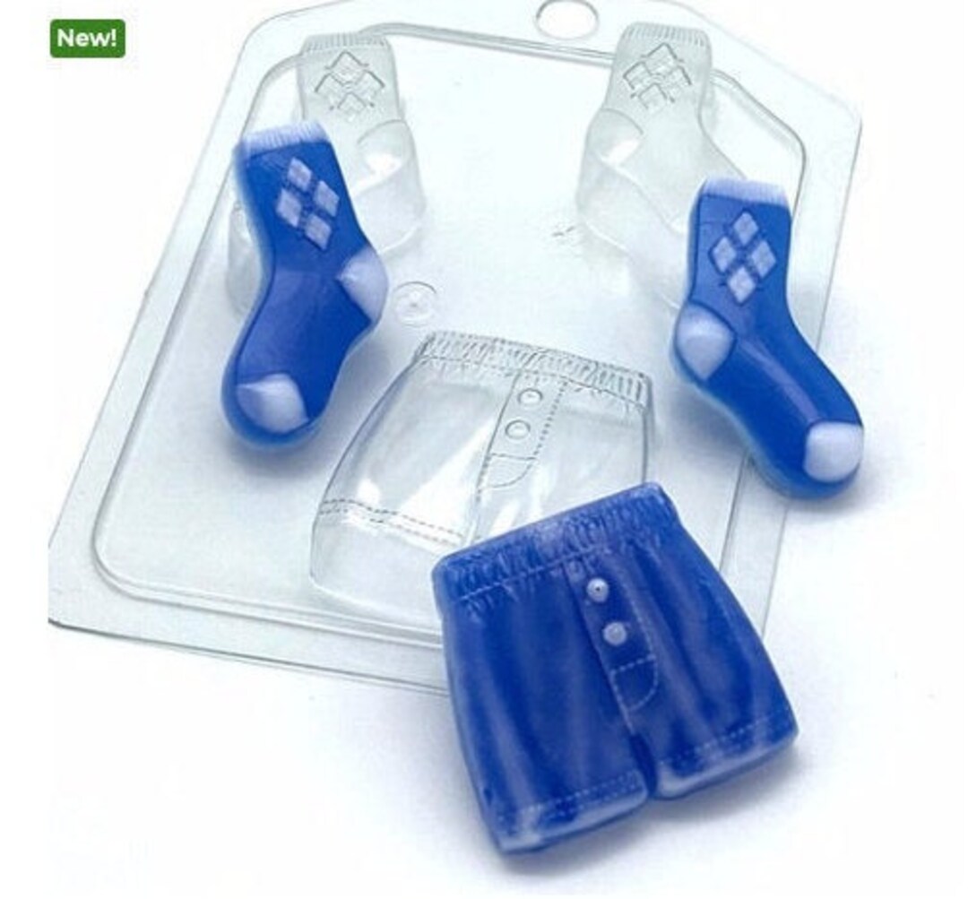 SOCKS & UNDERWEAR MOLD, Funny Father's Day Soap Mold, Cupcake Mold ...