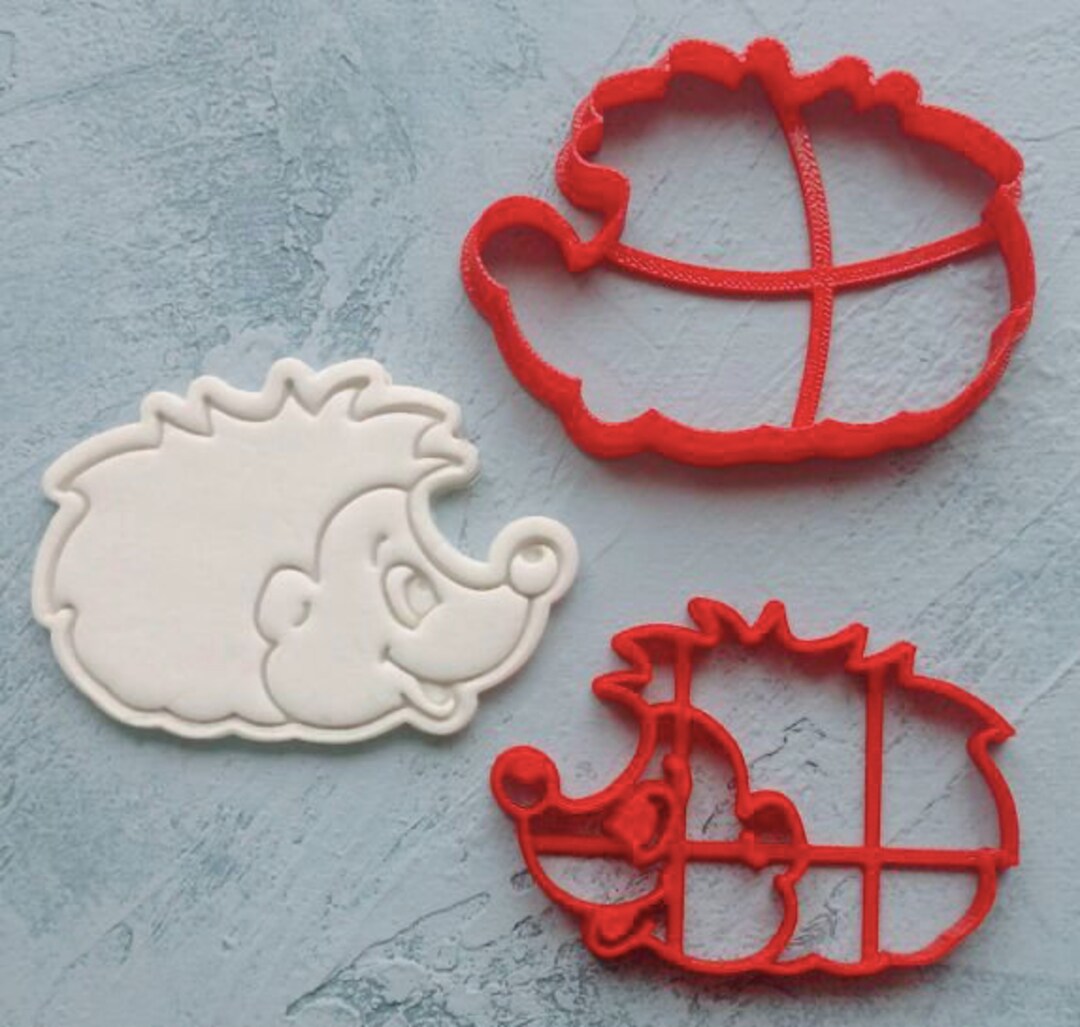 HEDGEHOG COOKIE CUTTER, Fondant Cutter, Woodland Cake Decoration ...