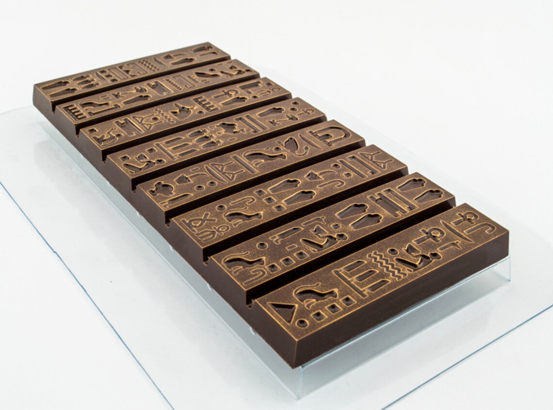 EGYPTIAN PYRAMIDS MOLD, Chocolate Bar Mold, Unique Baking Supplies ...