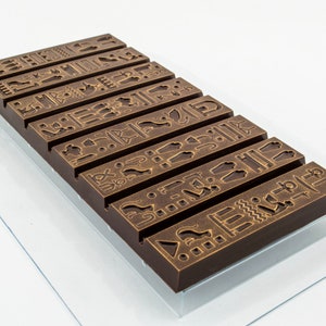 EGYPTIAN PYRAMIDS MOLD, Chocolate Bar Mold, Unique Baking Supplies ...