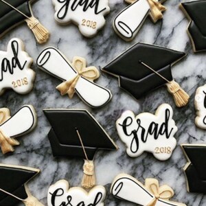 Graduation Cookie Cutter 4 Piece Set, Graduation Hat, Gown, Diploma ...