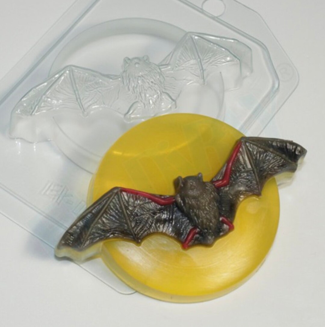 Halloween Mold, BAT MOLD, Soap Mold, Bath Bomb Mold, Chocolate Mold ...