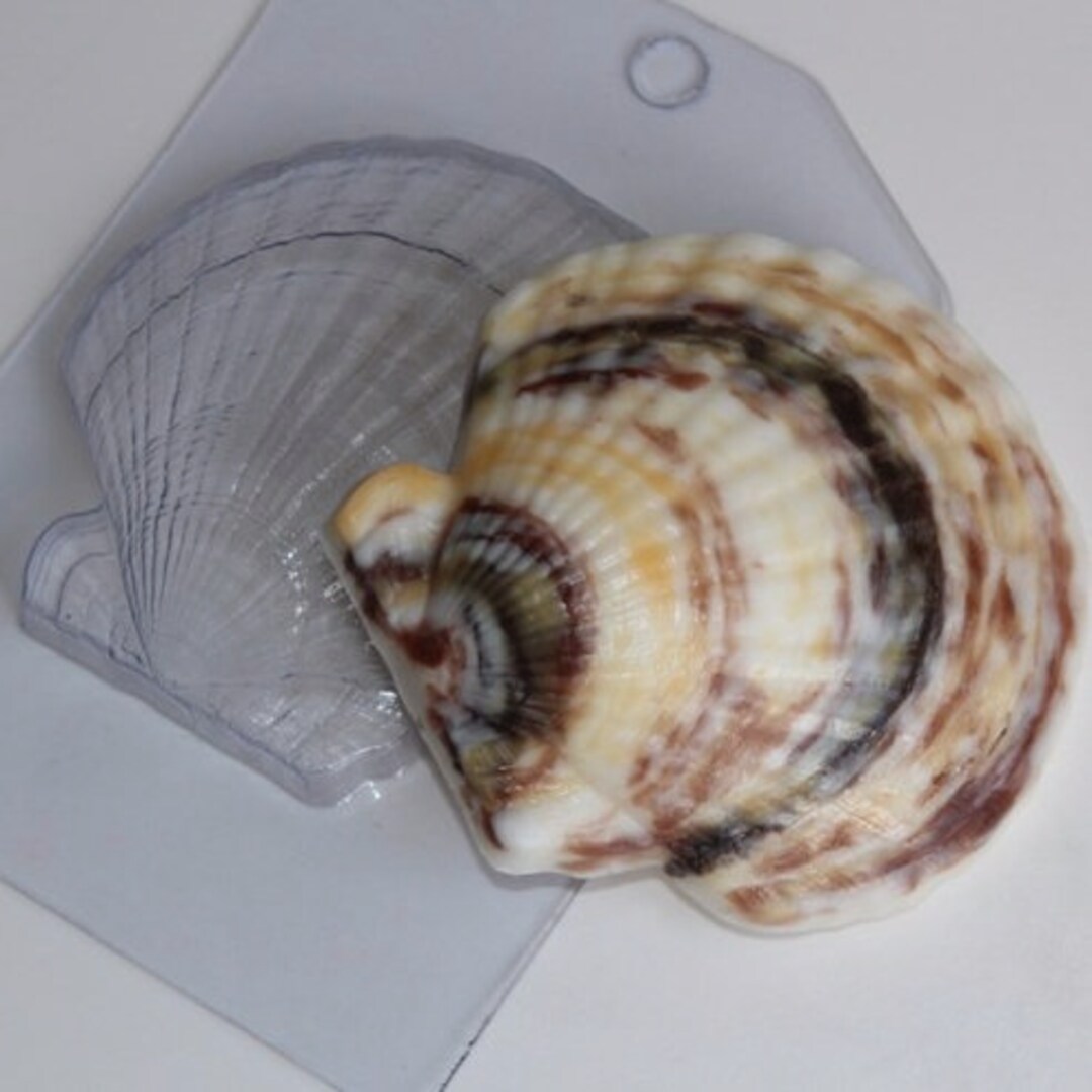 SEA SHELL MOLD, Soap Mold, Bath Bomb Mold, Chocolate Mold, Under the ...